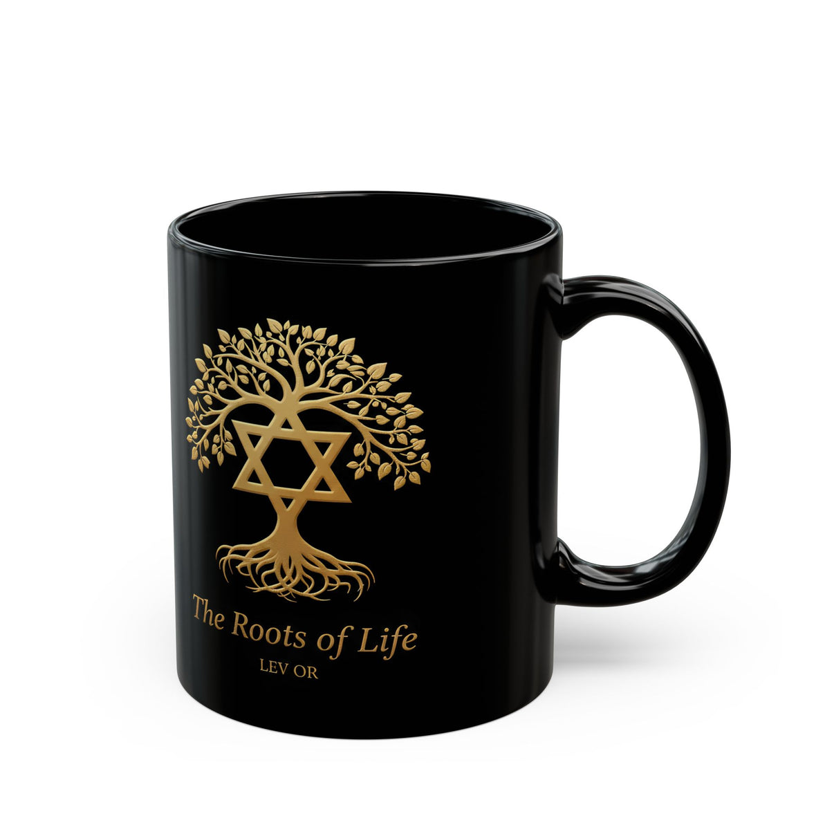 The Irma Collection. Midnight Black Coffee Mug. – Lev Or Heritage