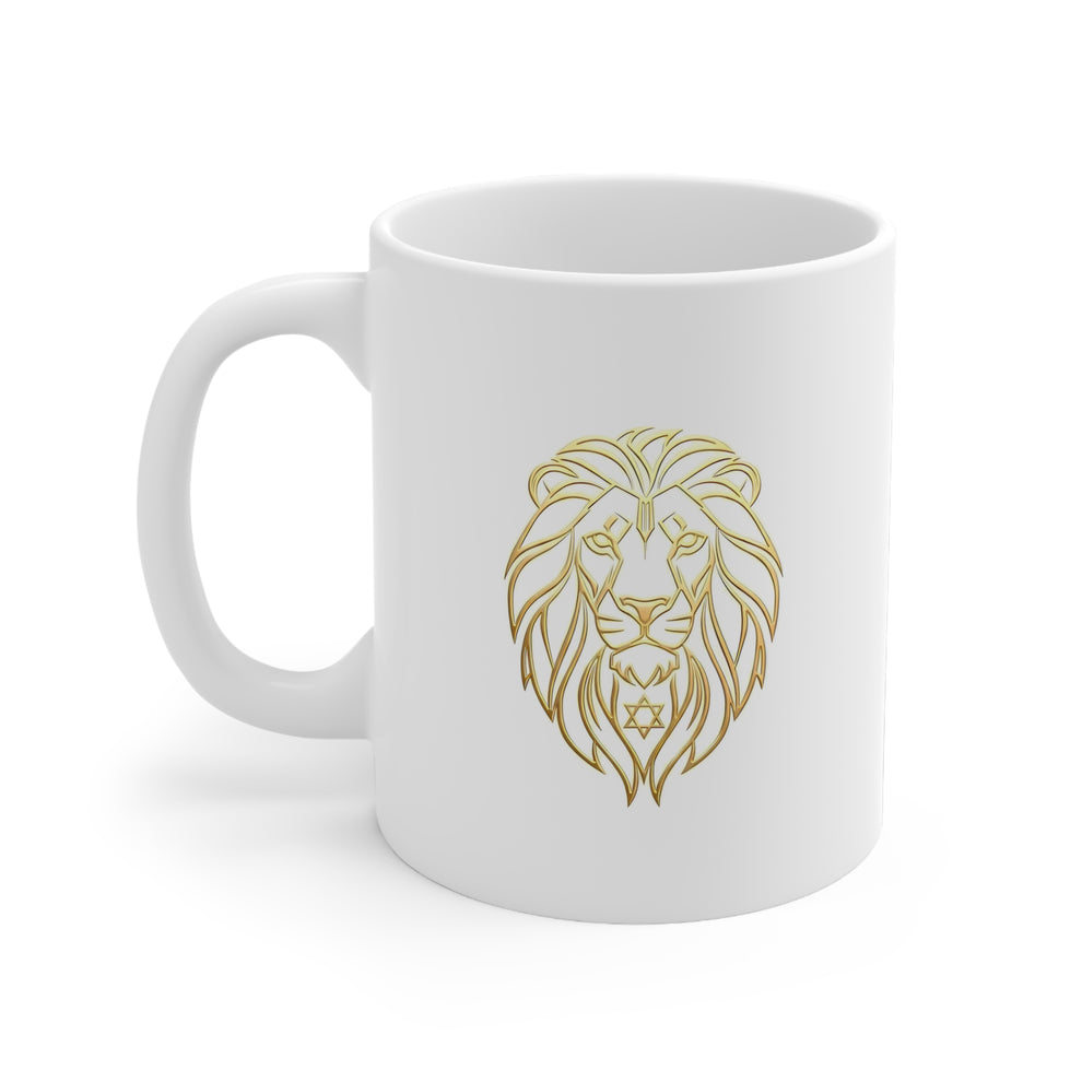 The Aryeh Collection: White Legacy Mug – Lev Or Heritage